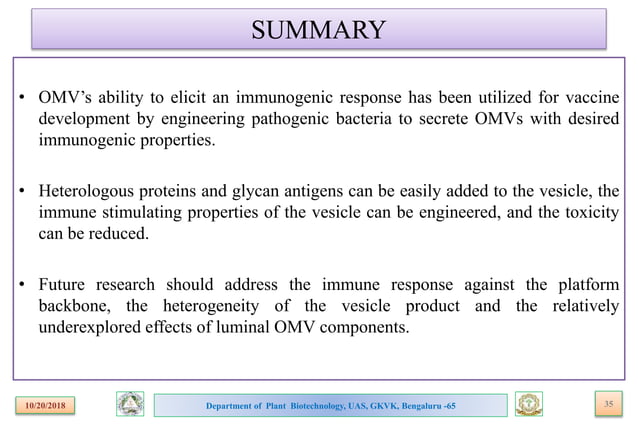 Bioengineering bacterial outer membrane vesicles as vaccine platform ...