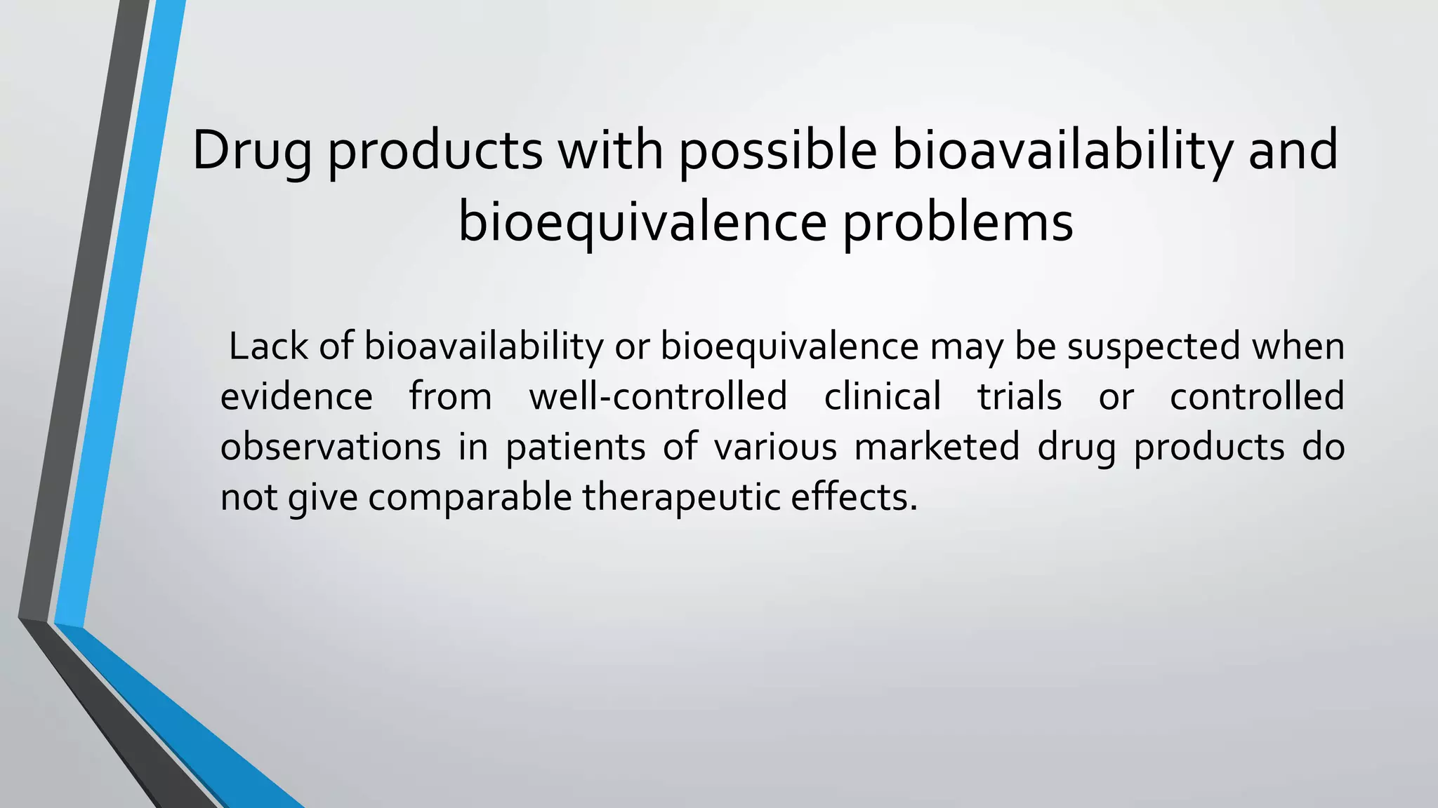 Bioequivalence study | PPTX