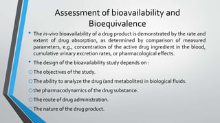 Bioequivalence study | PPTX