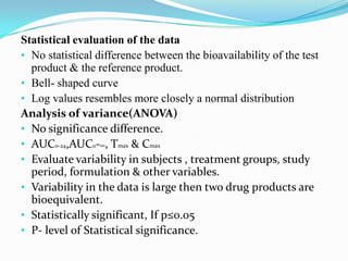 Bioequivalence 112070804009 | PPT