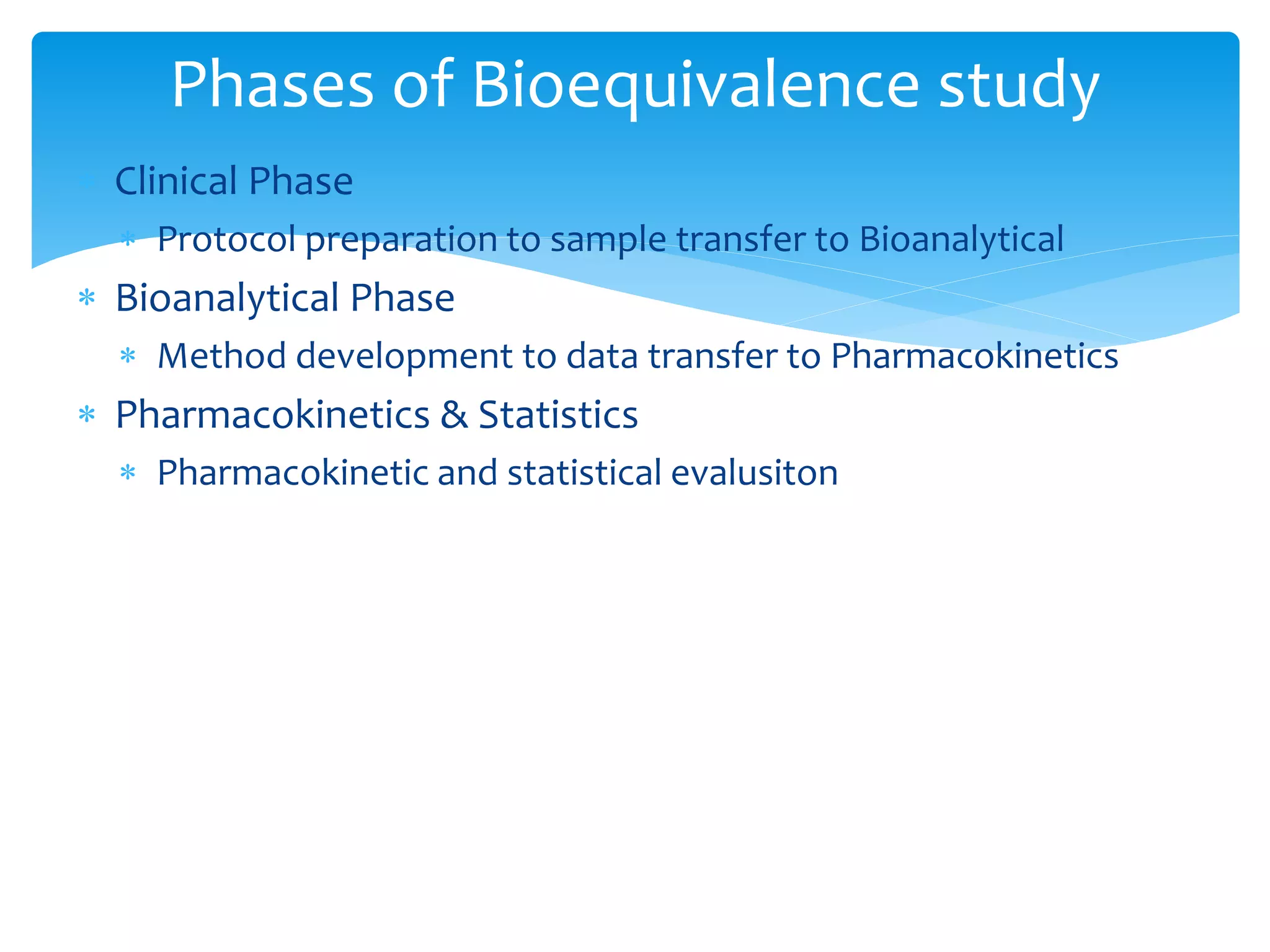 Bioequivalence studies | PDF