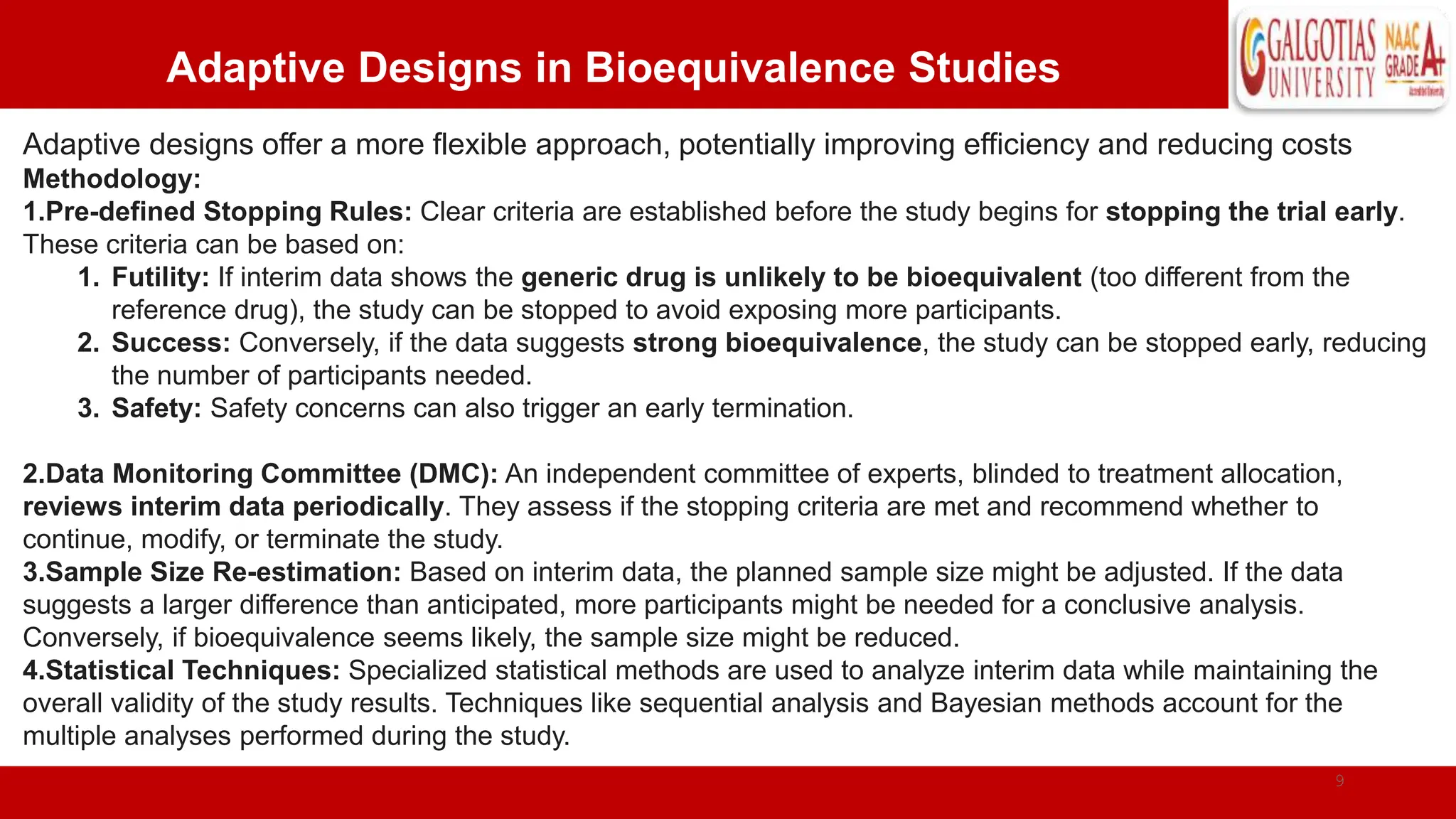 Advancements In Bioequivalence Study Design 2024 Pptx
