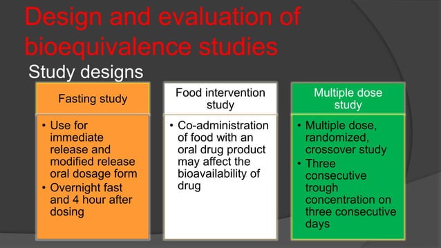 Bioequivalence and drug product assessment | PPTX | Pharmaceutical ...