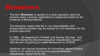 Bioequivalence and drug product assessment | PPTX