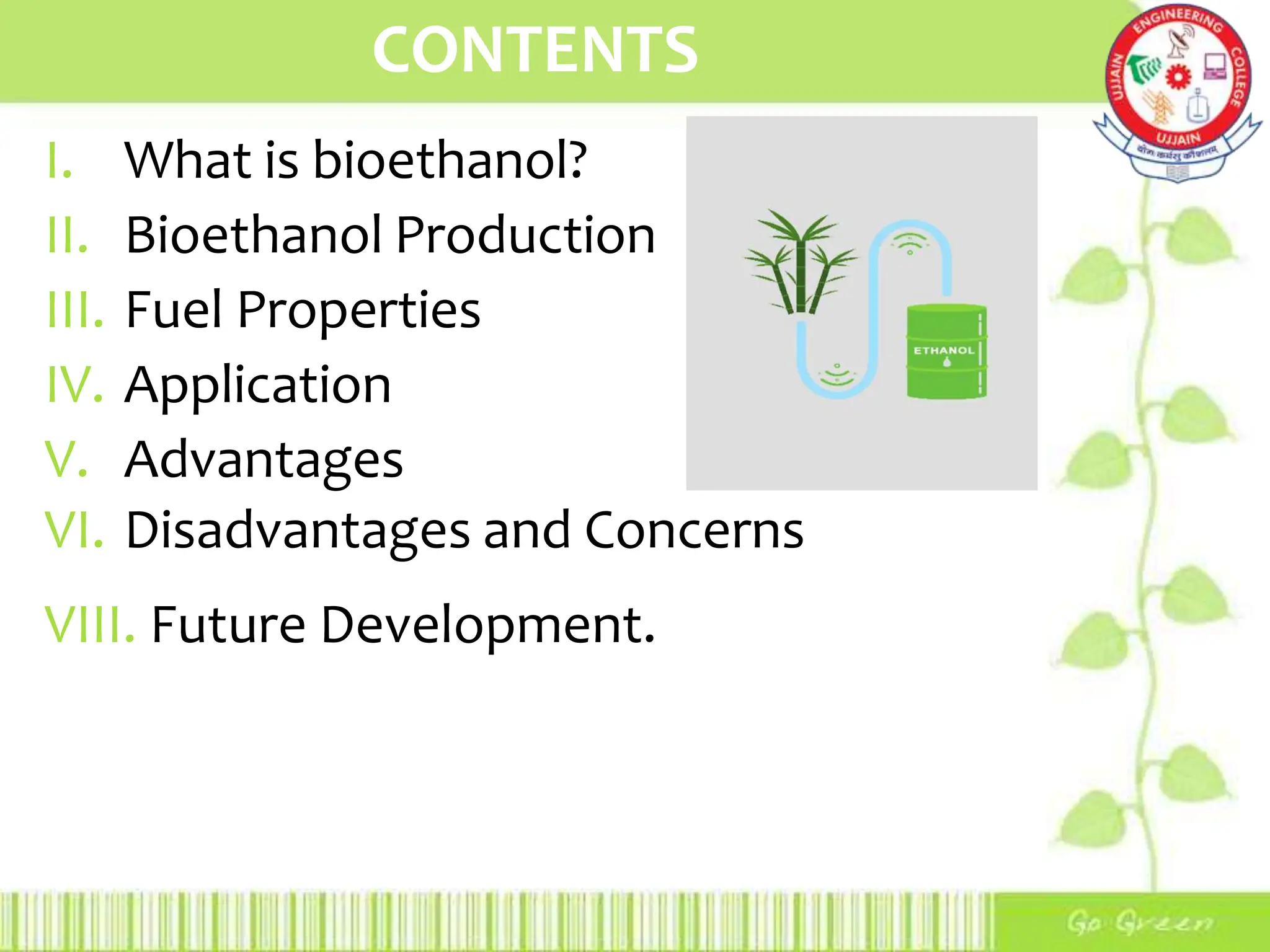 bioethanol production from sugarcane waste | PPTX