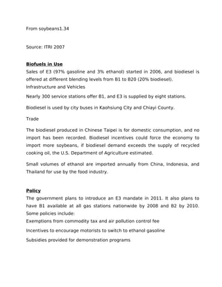 Bioethanol as a major source of energy | PDF