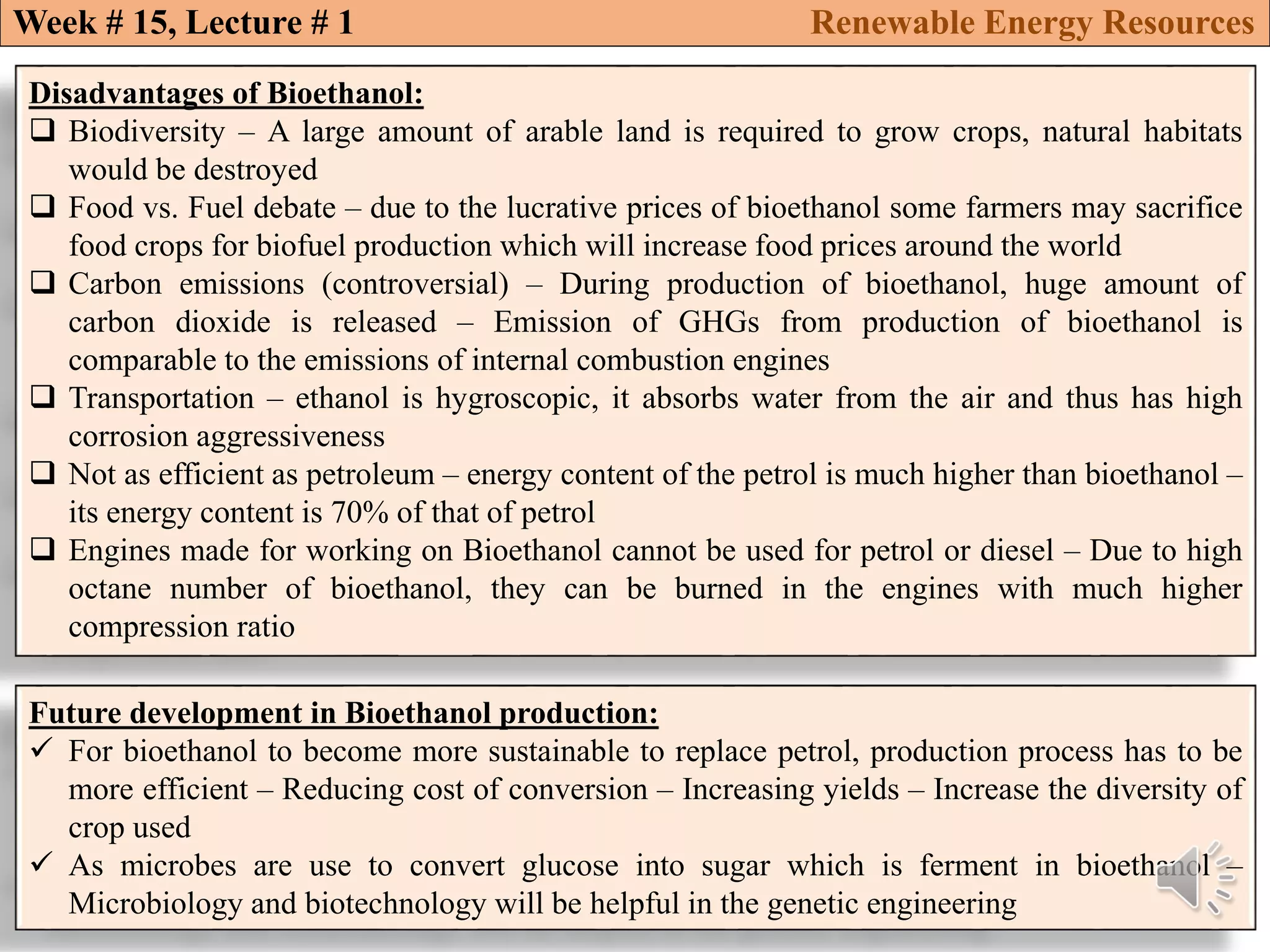 Bioethanol biofuel renewable energy resources | PDF