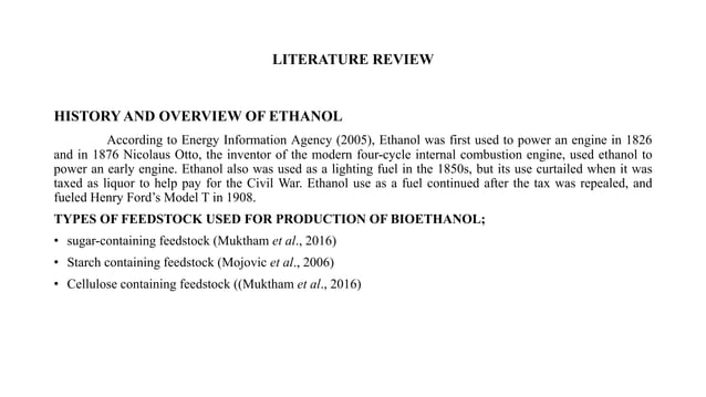 BIOETHANOL SYNTHESIS AND BASED ON RESPONSE SURFACE METHODOLOGY.pptx