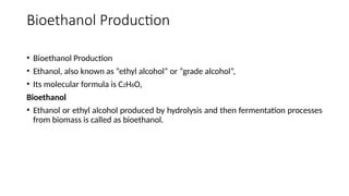 Bioethanol technology.Bioethanol technologypptx | PPTX