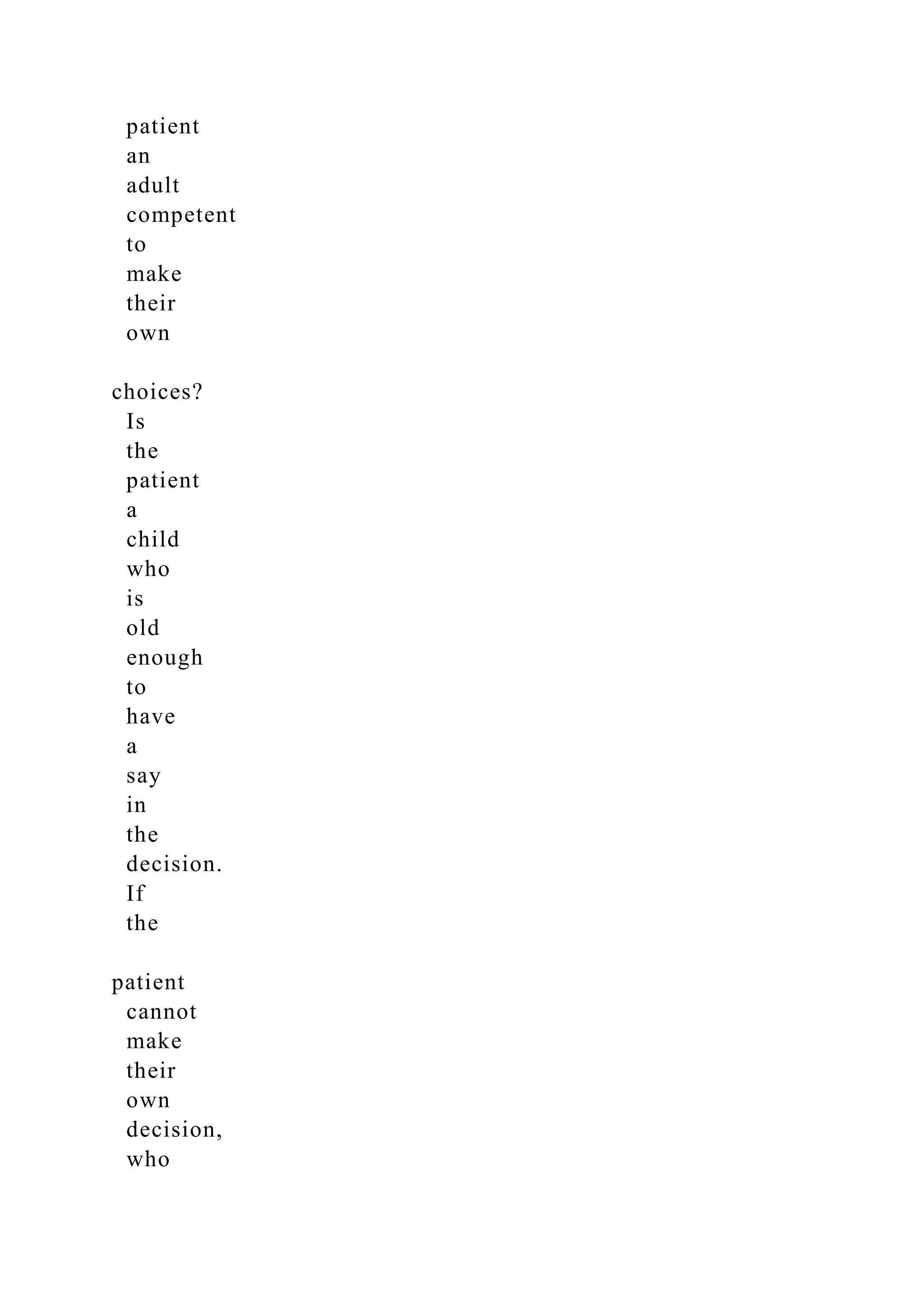 Bioethical Decision Making Model 1..docx