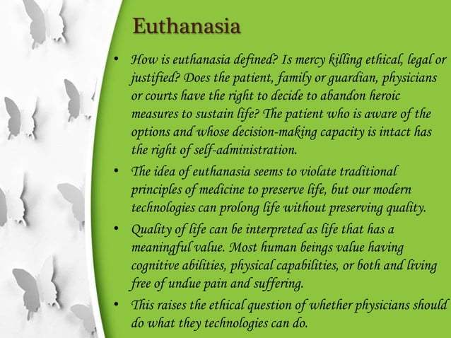 Bioethical issues in nursing | PPTX