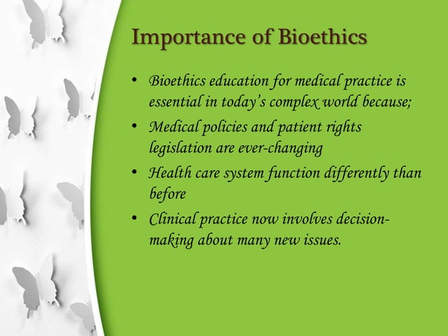 Bioethical issues in nursing | PPTX