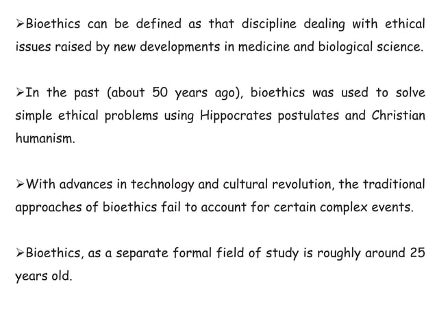 Bioethics | PDF