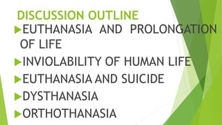 BIOETHICS. DIGNITY IN DEATH AND DYING | PDF