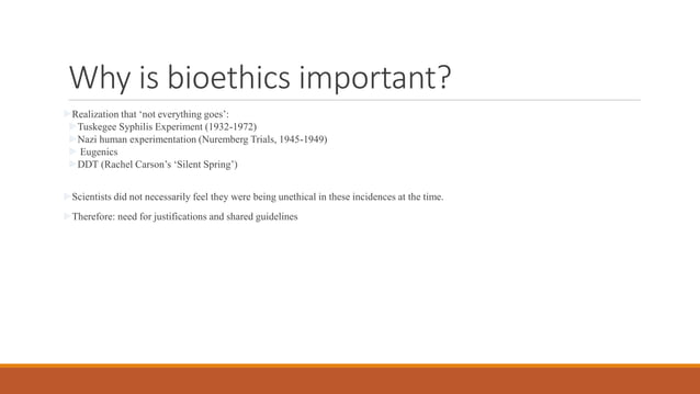 BIOETHICS.ppt | Genetics | Science