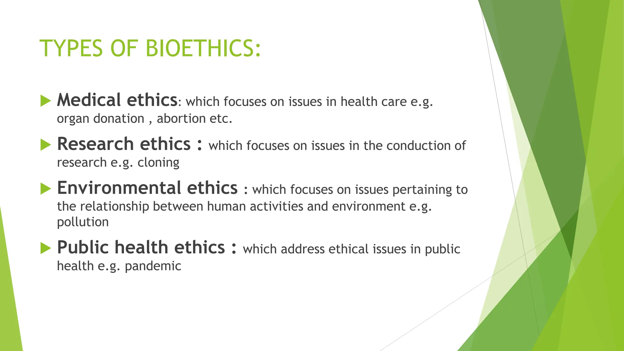 BIOETHICS. Which is used in daily routine life | PPT