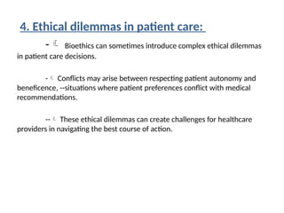 Positive and Negative Effects of Bioethics | PPTX