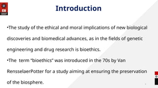 Bioethics and its principle application and difference between ...