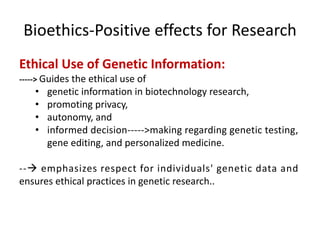 Bioethics - Positive and negative effects.pdf