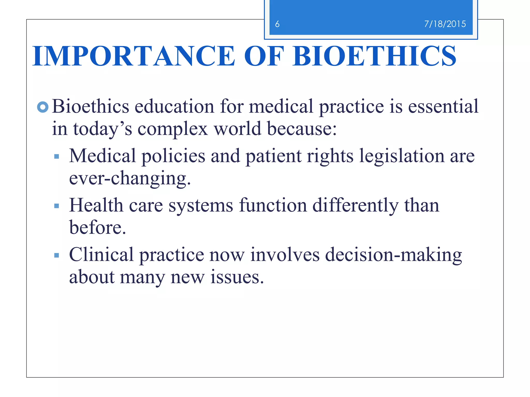 Bioethics and Biosafety | PPTX