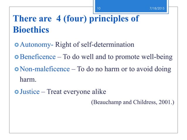 Bioethics and Biosafety | PPTX | Family and Relationships