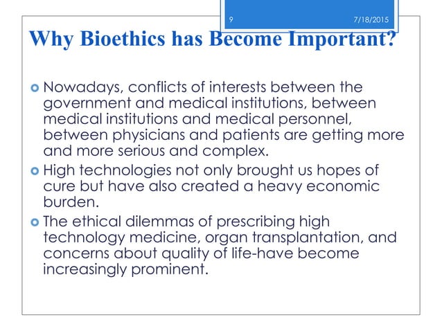 Bioethics and Biosafety | PPTX | Family and Relationships
