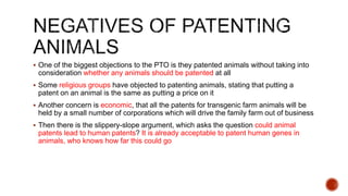 Bioethics associated with transgenic animals.pptx