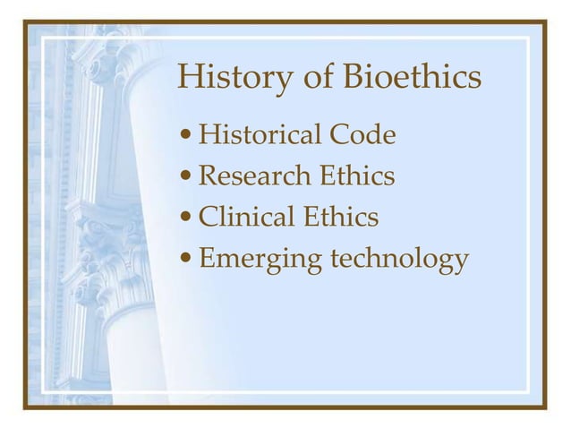 Bioethics defined | PPT