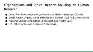 Bioethics in Human Diseases Related Research.pptx