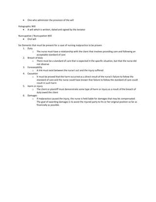 Bioethics in nursing reviewer | DOC