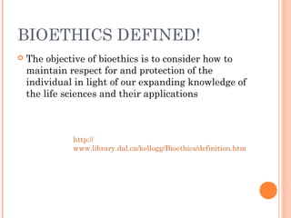Bioethics | PPT