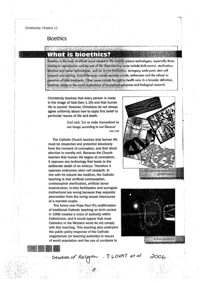 Bioethics Resource Booklet | PDF