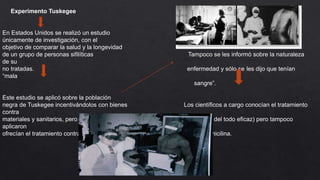 Bioetica caso-tuskegee | PPTX