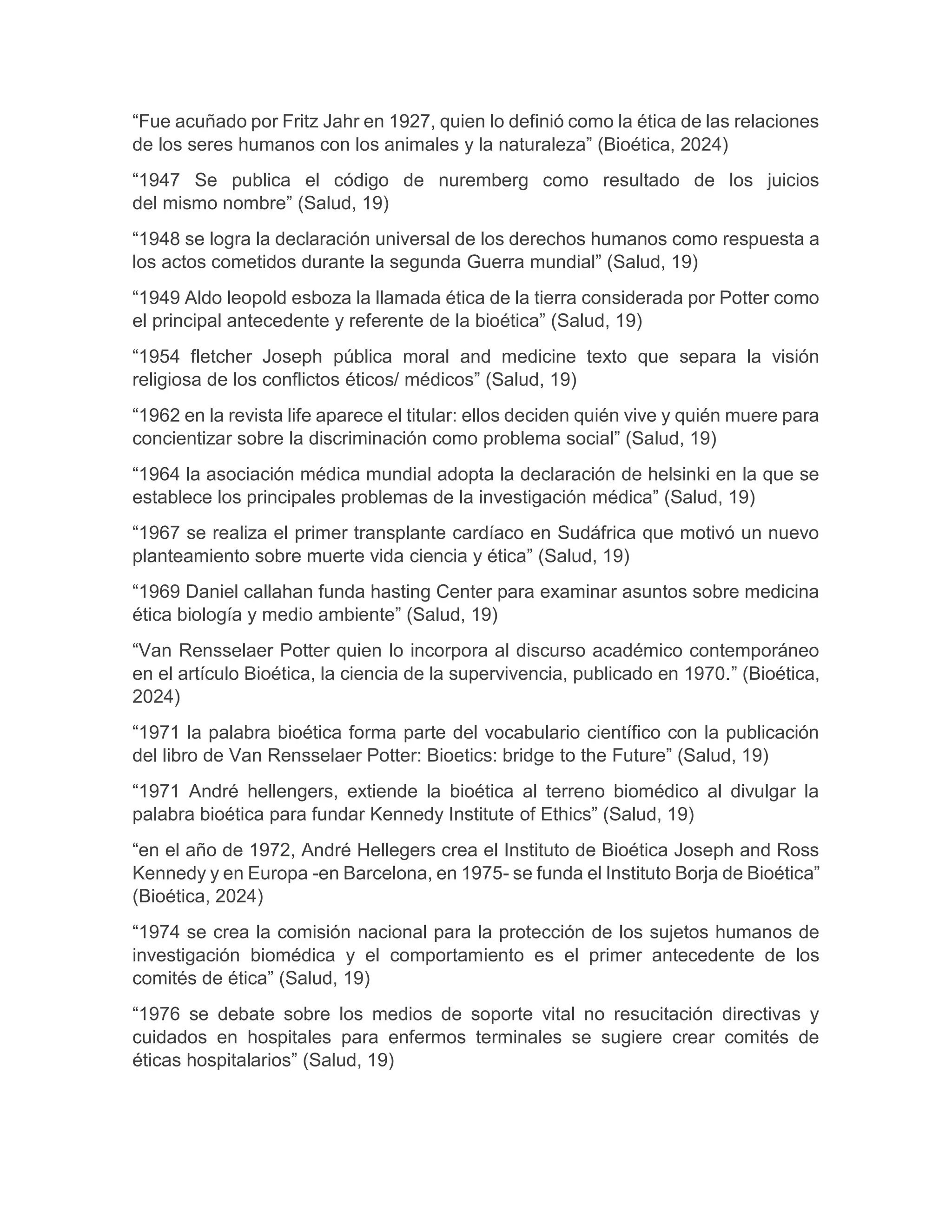linea del tiempo acerca de la BIOETICA FECHAS.pdf