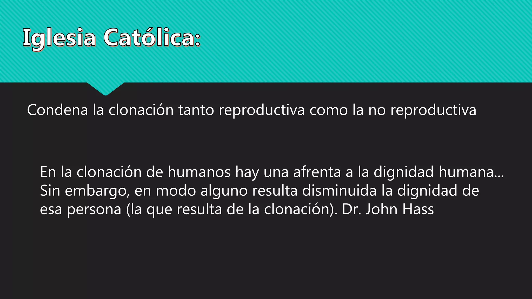 Bioetica y clonacion | PPTX