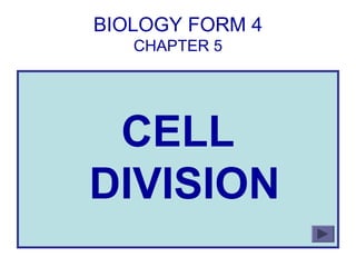 Bio f4 chap_5_cell_division | PPT