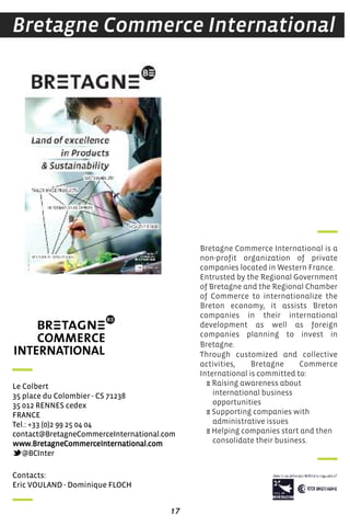 Breton companies at Biofach 2018 | PDF