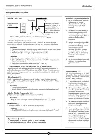Biofactsheet photosynthesisguide | PDF