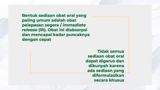 macam macam pelepasan obat berdasarkan biofarmasetika .pptx