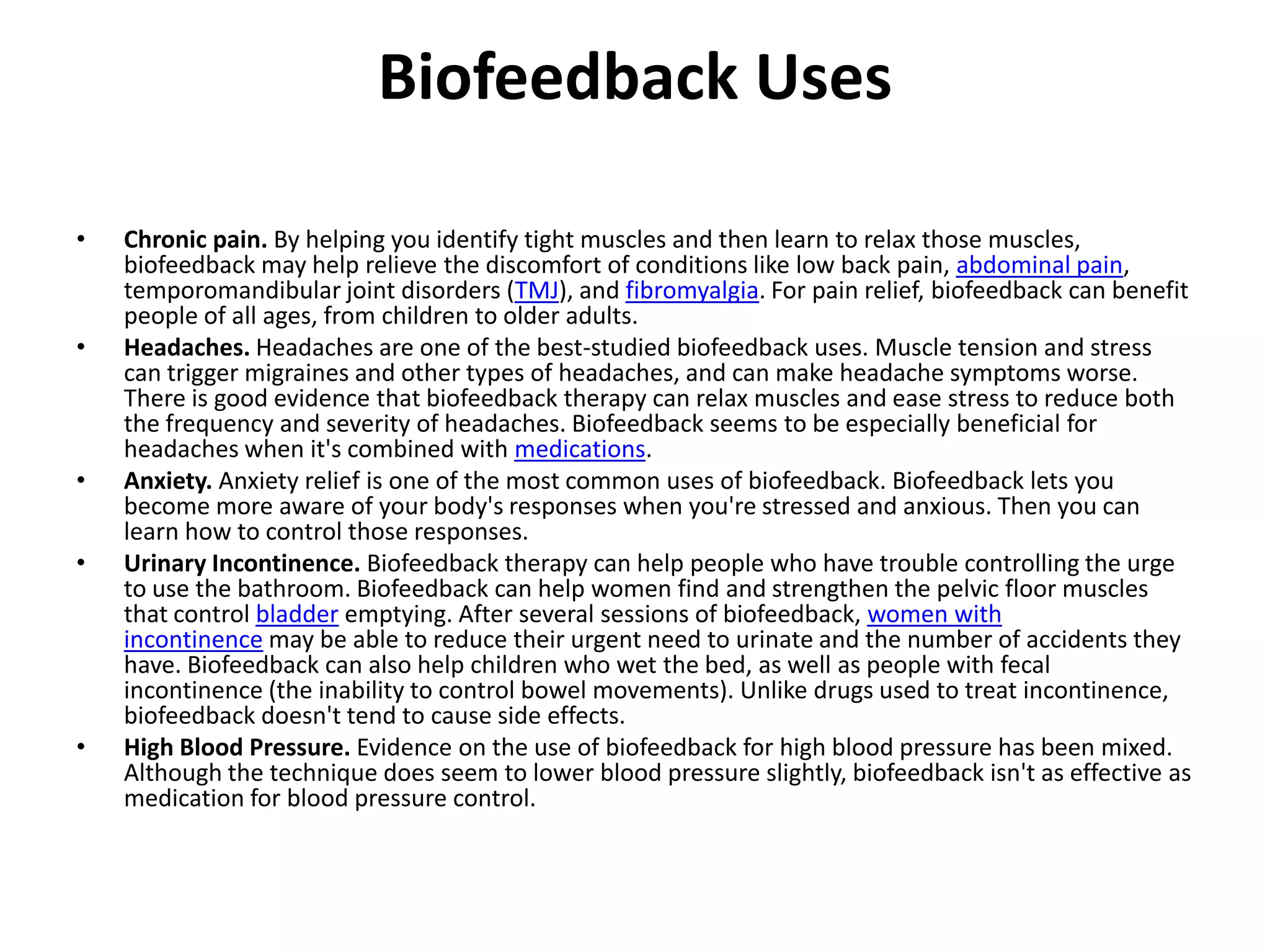 Biofeedback | PPTX
