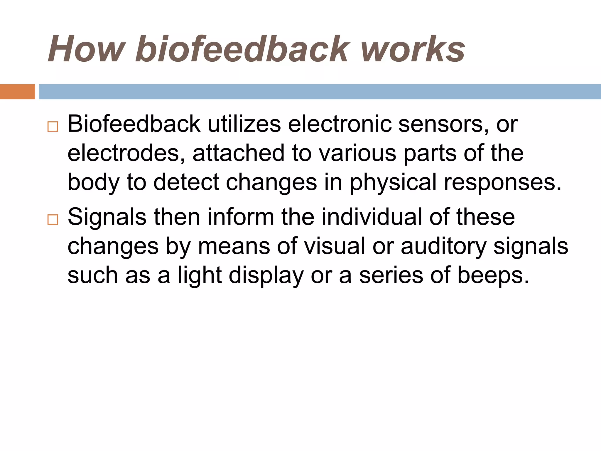Biofeedback | PPTX