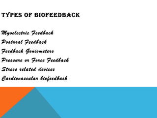Definition of Biofeedback and what is its Importance ? - The Physio ...