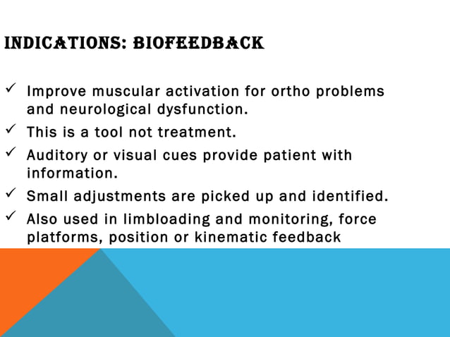 Definition of Biofeedback and what is its Importance ? - The Physio ...