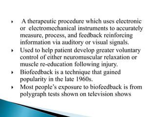Biofeedback | PPTX