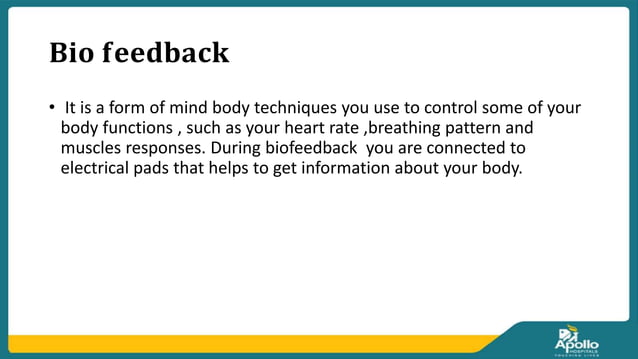 biofeedback.pptx | Brain and Nervous System Disorders | Diseases and Conditions