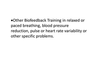 Biofeedback and headaches | PPTX