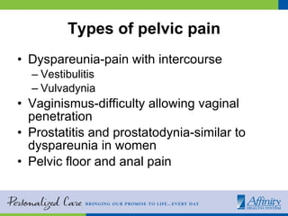 Pelvic Floor Rehabilitation for Incontinence and Pelvic Pain | PPT