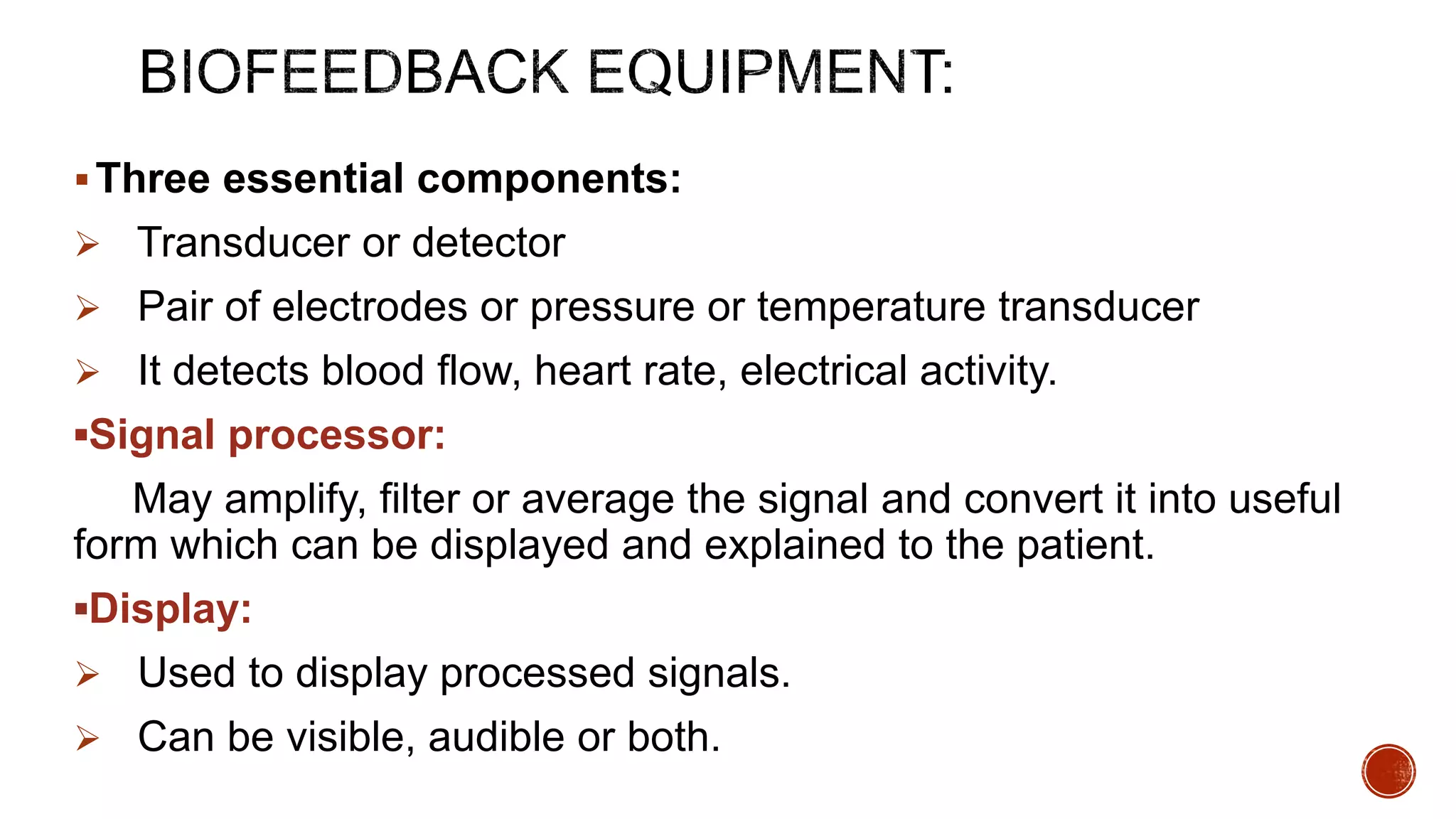 Biofeedback in neuro rehabilitation by shiva prasad | PPTX