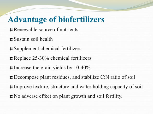Biofertilizer | PPTX | Agriculture | Industries