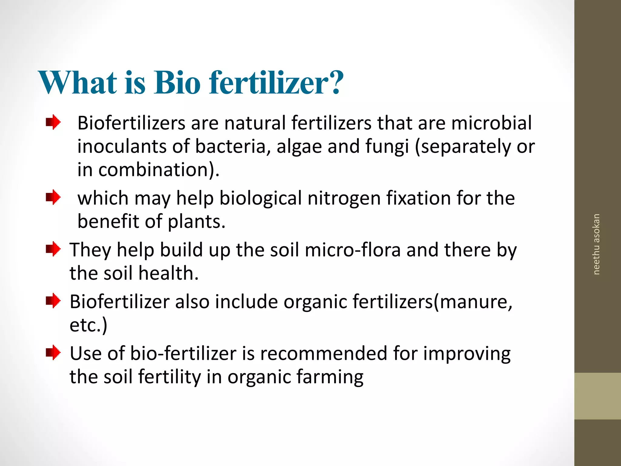 Biofertilizer | PPTX